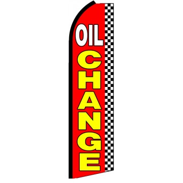 Oil Change - Advertising Feather Flag Banner
