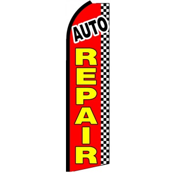 Auto Repair - Advertising Feather Flag Banner