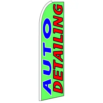 Auto Detailing - Advertising Feather Flag Banner