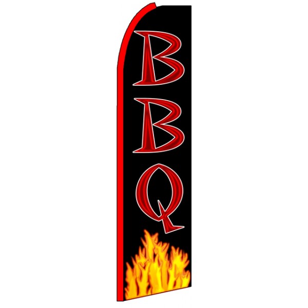 BBQ - Advertising Feather Flag Banner