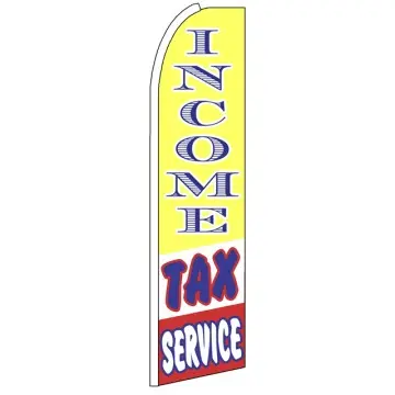 Income Tax Service - Feather Flag Banner