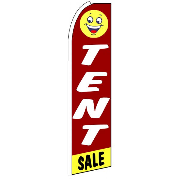Tent Sale - Advertising Feather Flag Banner